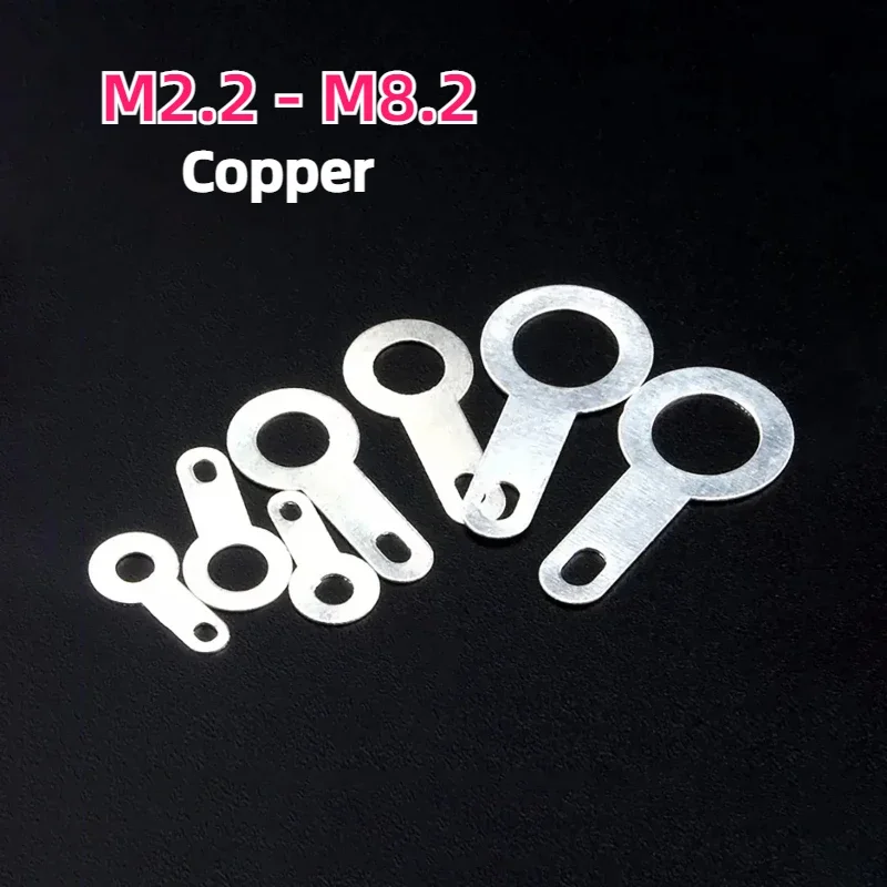M2.2 M2.7 M3.2 M4.2 M5.2 M6.2 M8.2 Solder Tag Lug Ring Earth Connector ...
