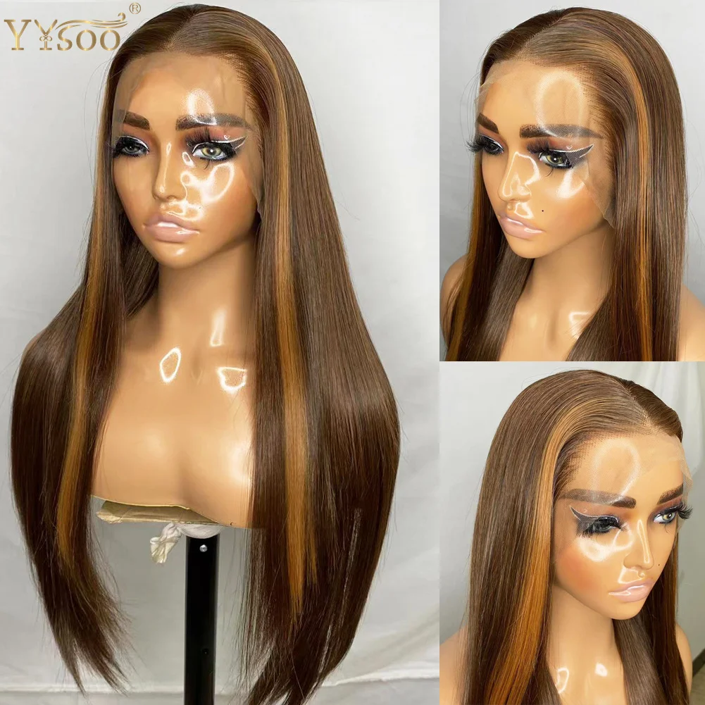 YYsoo-Long-13x4-Futura-Hair-Baylayage-Color-Silky-Straight-Synthetic ...