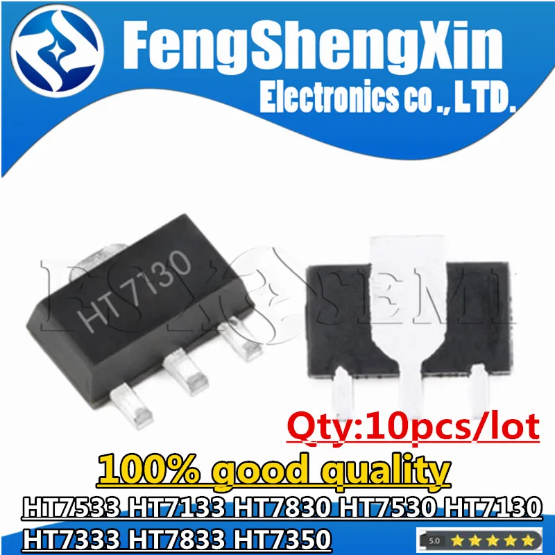 10PCS-HT7133-HT7333-HT7350-HT7833-HT7533-HT7830-HT7130-HT7530-SOT-89 ...