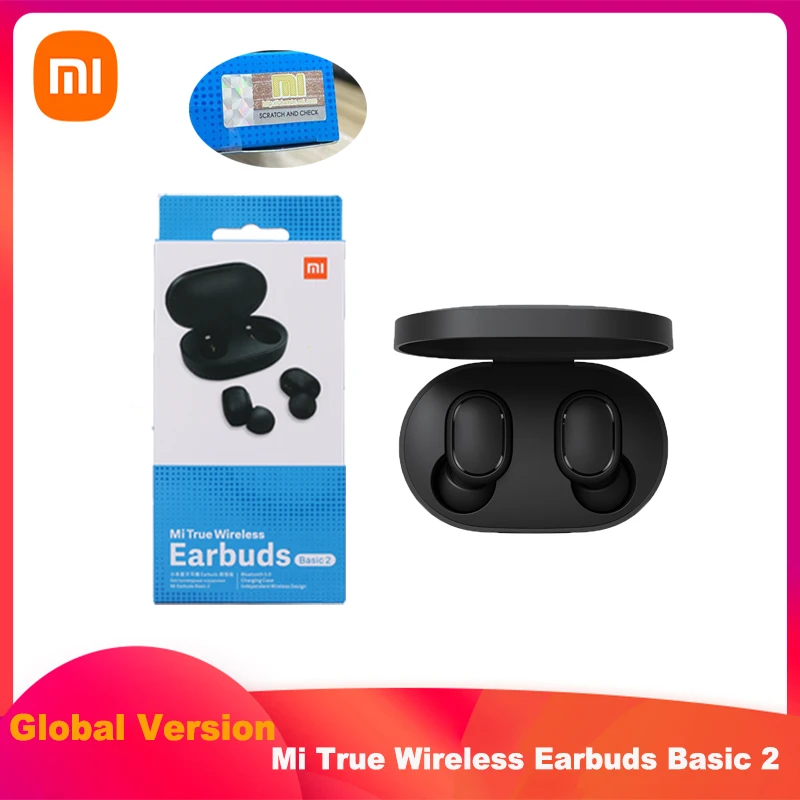 Original Xiaomi Airdots Global Version Mi True Wireless Earbuds Basic ...