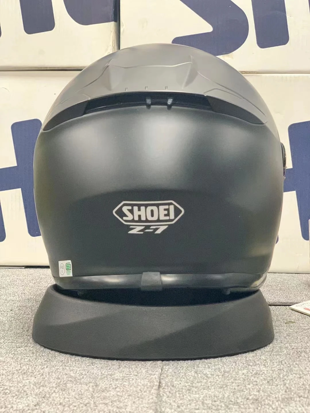 Matte Black Shoei Motorcycle Helmet