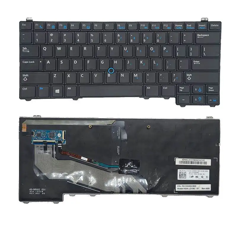 New-US-Belgian-Arabic-Backlit-Keyboard-For-Dell-E5440-Y4H14-Series ...