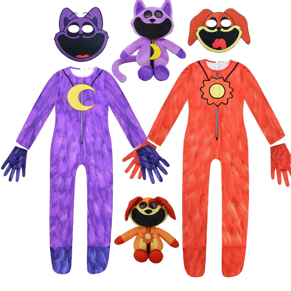 New-Smiling-Critters-Cosplay-Costume-Aminal-purple-cat-Catnap-Bearhug ...