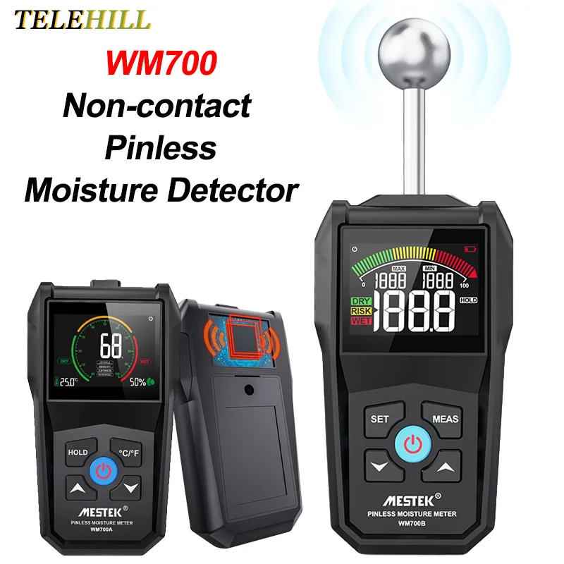 Non-destructive Digital Moisture Meter LCD Screen Hygrometer Non ...