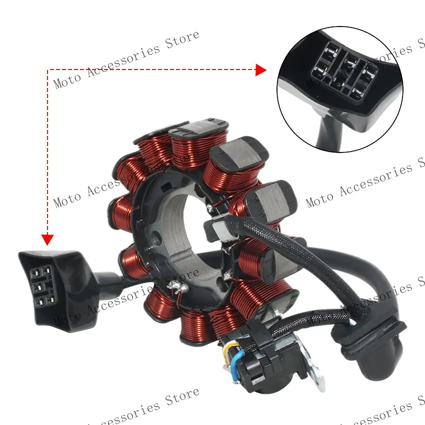 Motorcycle Generator Stator Coil Comp For Honda CRF250 CRF250R CRF250RK ...