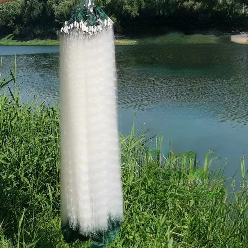8M Fishing Net Nylon Fish Network Hand Cast Monofilament Fishing Net ...