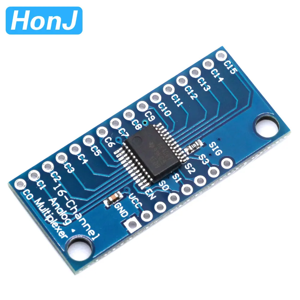 Cd74hc4067-16-channel-anal-gico-digital-multiplexer-breakout-placa-m ...