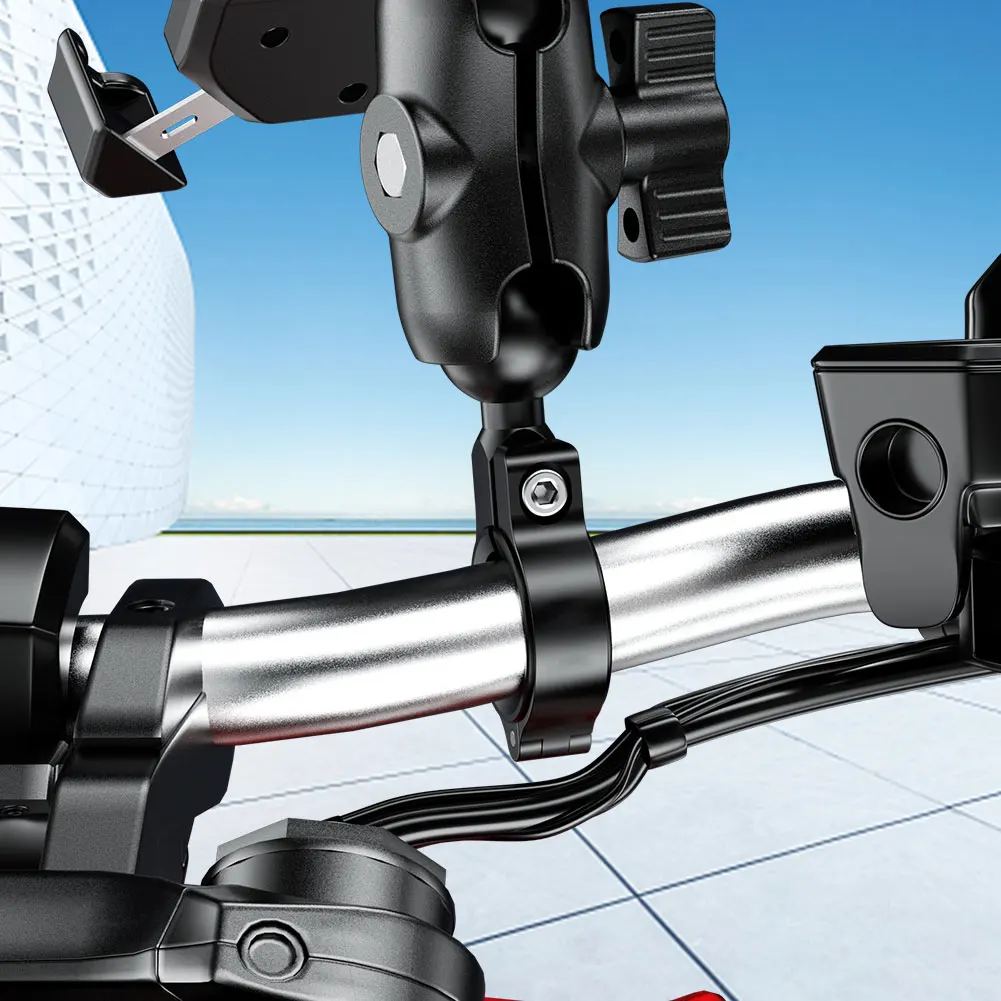 Gidon-topuz-montaj-kaidesi-taban-ayarlanabilir-motosiklet-gidonu-taban-17mm-25mm-GPS-braketi-al ...