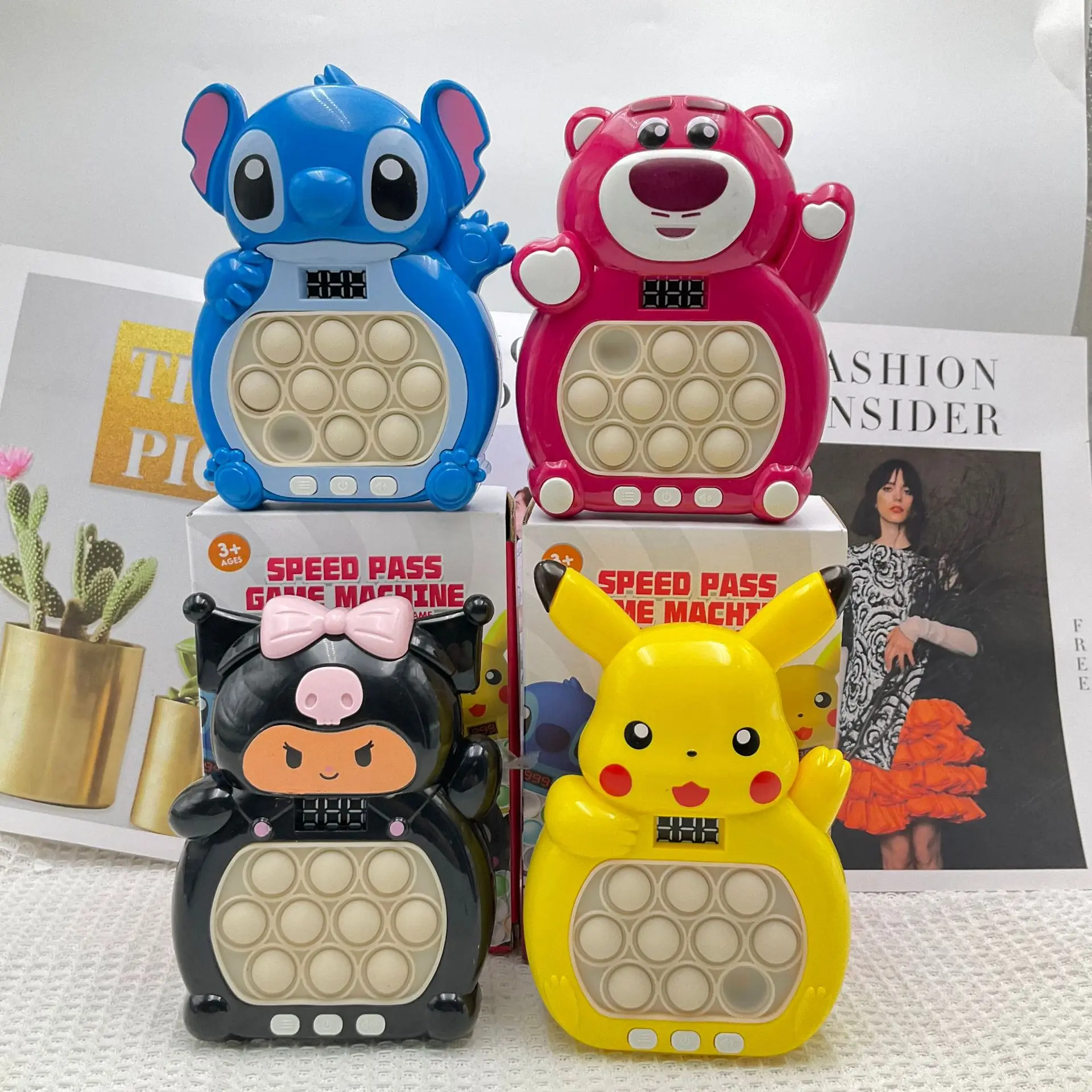 Stitch-Mickey-Quick-Push-Game-Console-Upgraded-Fingertip-Press-It ...