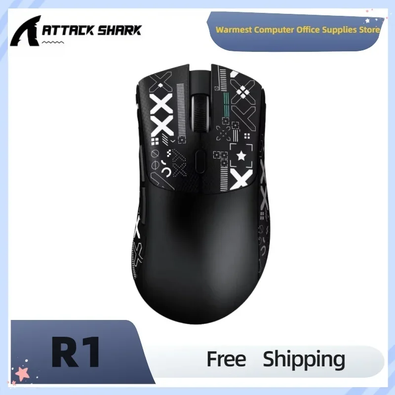 Attack-Shark-R1-PAW3311-2-4-Mouse-para-jogos-leve-sem-fio-Sensor-ptico ...