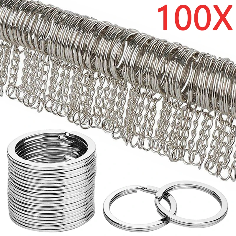 Metal-Keyring-Stainless-Steel-Anti-rust-Keychains-Key-Pendant-Chains ...