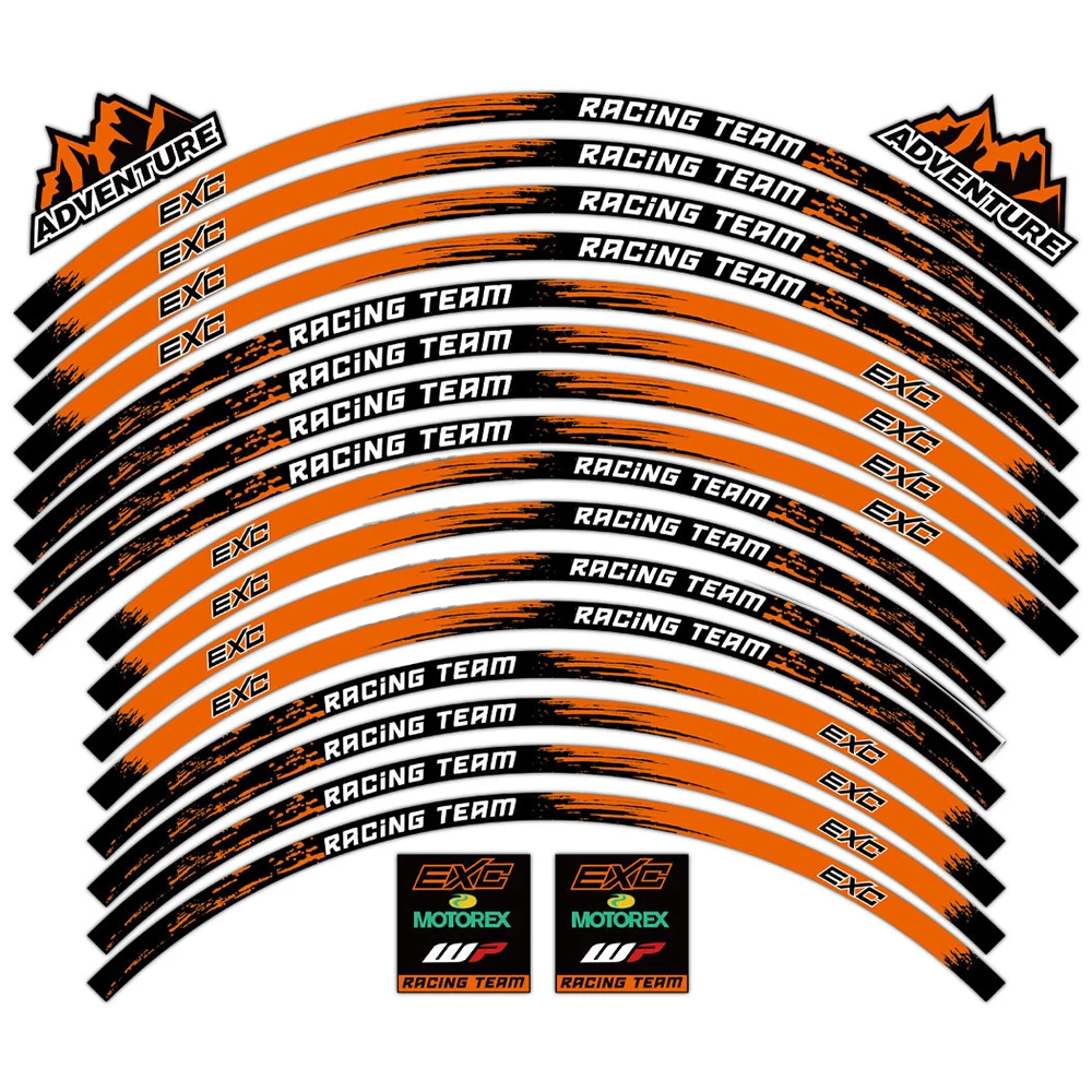 1Set-Motorcycle-Front-21-Rear-18-Wheel-Sticker-Reflective-Rim-Decals ...