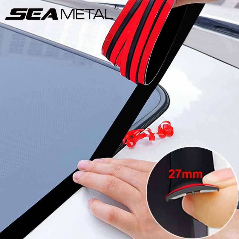 27mm Rubber Car Seals Edge Strip Upgrade T Shaped Sealing Strips for ...
