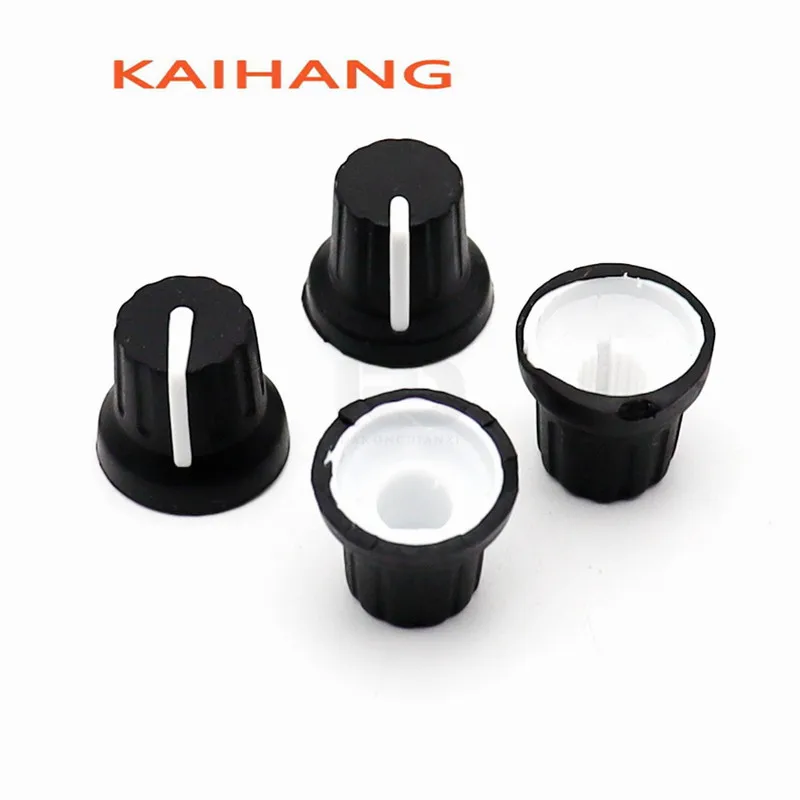 10PCS Soft Rubber Knob cap Diameter 16mm Height 14.5mm Potentiometer ...