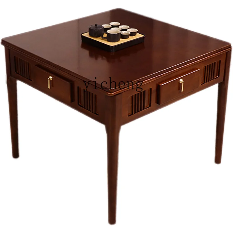 XL-Solid-Wood-Mahjong-Table-Automatic-Household-Mahjong-Machine-Dining ...
