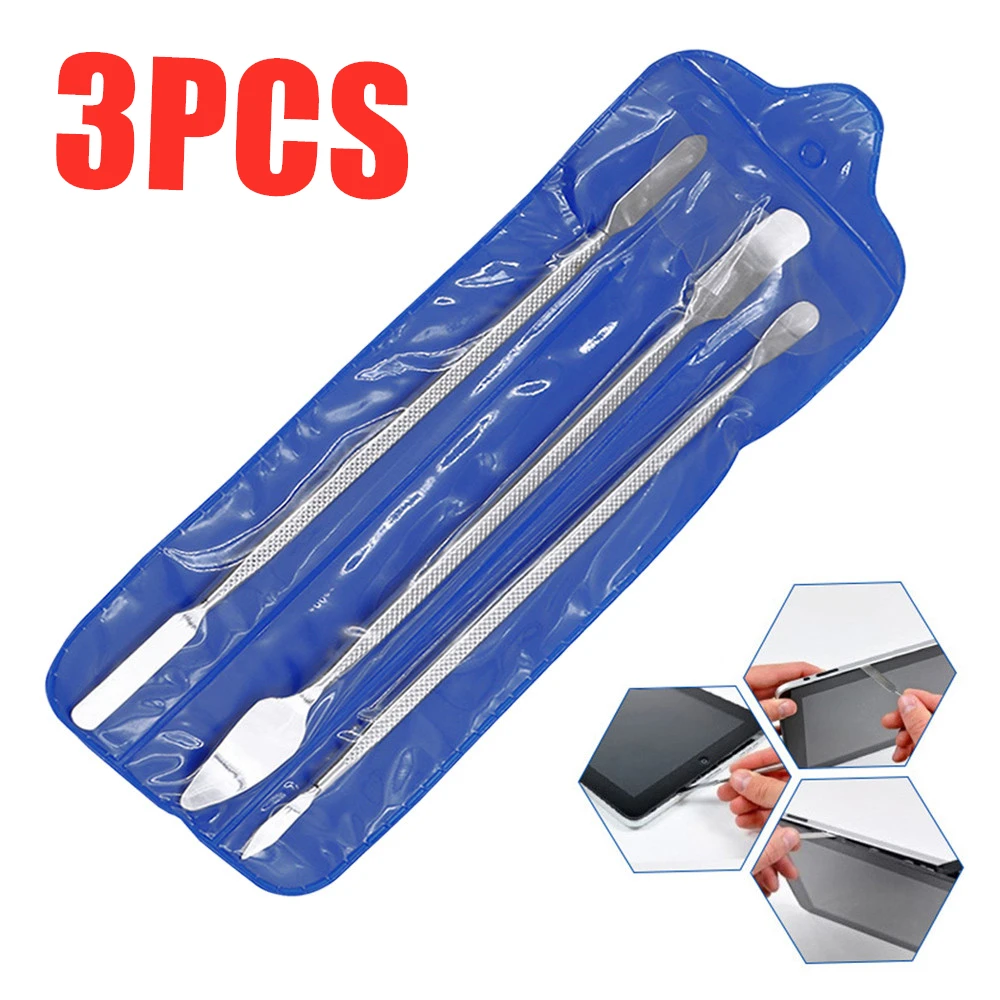 3pcs Universal Mobile Phone Opening Repair Tool Set Stainless Steel ...