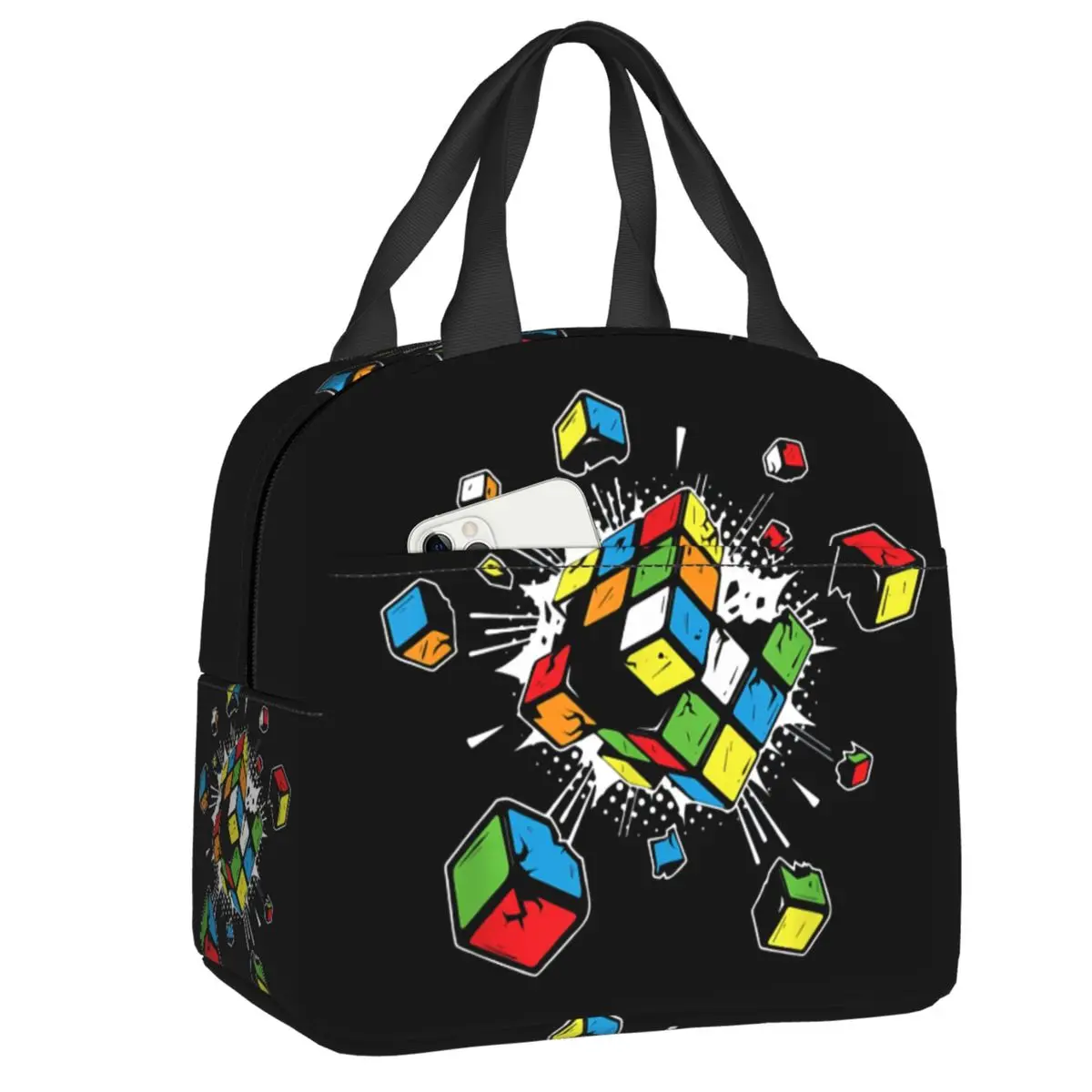 Exploding-Rubix-Rubiks-Magic-Cube-Resuable-Lunch-Box-Math-Gift-Cooler ...