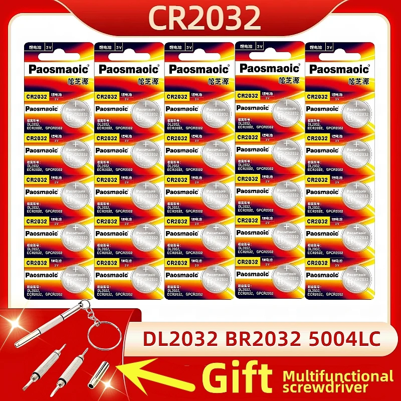 Batterie-au-lithium-CR2032-d-origine-3V-DL2032-BR2032-5004LC-2032 ...