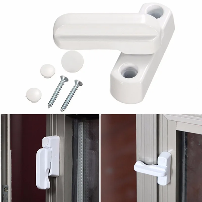 Plastic-Doors-And-Windows-Security-Lock-UPVC-Replacement-Sash-Jammer ...