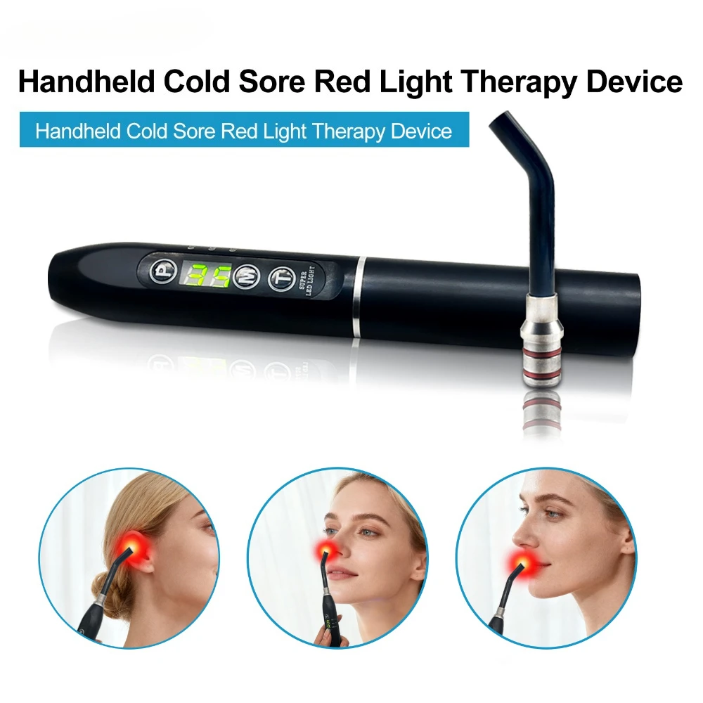 Frovab 2-in-1 Red NIR Light Therapy Device Cold Sore Canker Sore ...