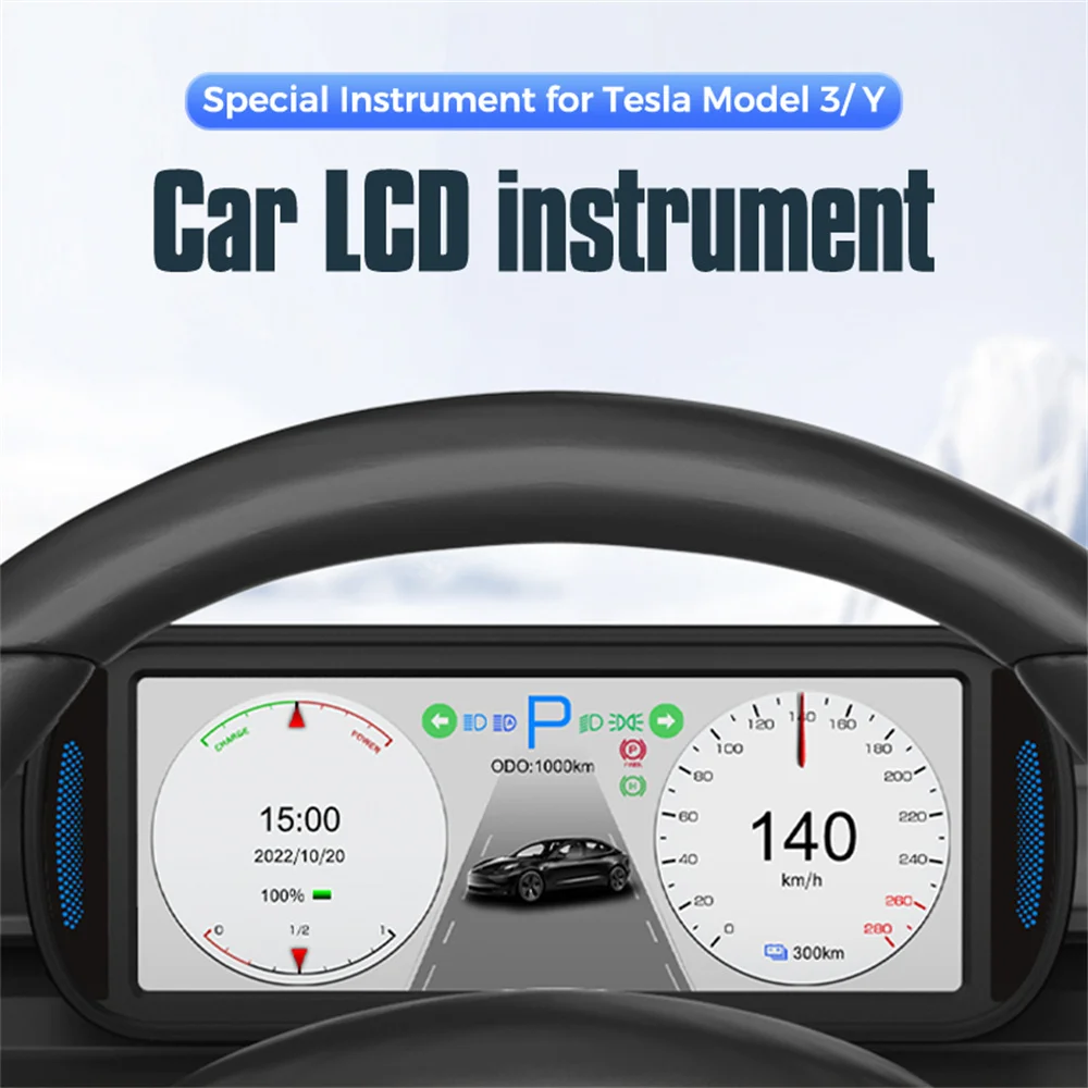 Tablero Digital para Tesla Heads Up, pantalla táctil de 6,8 pulgadas ...