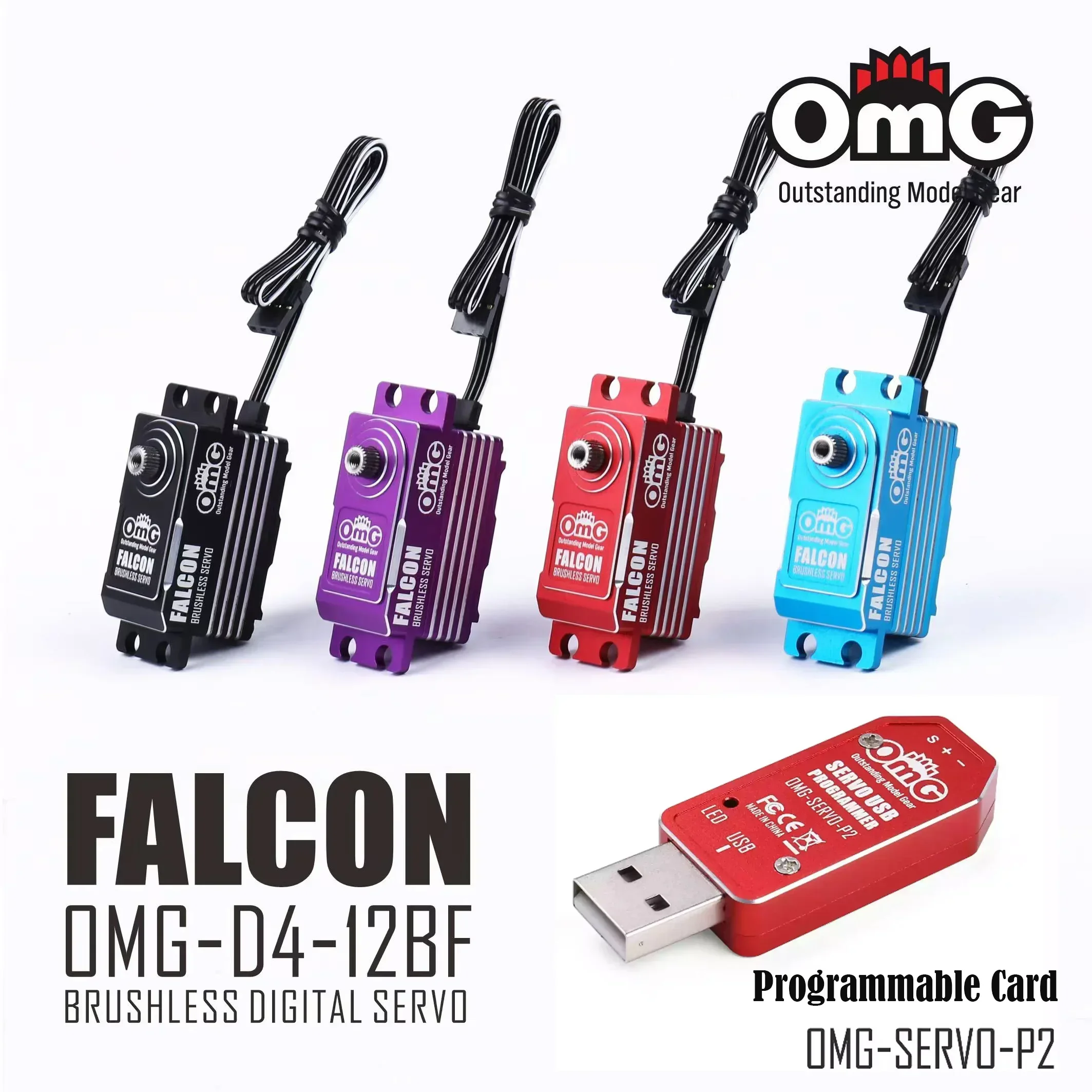 OMG-D4-12BF-Servo-de-Metal-Digital-programable-de-alta-tensi-n-sin ...