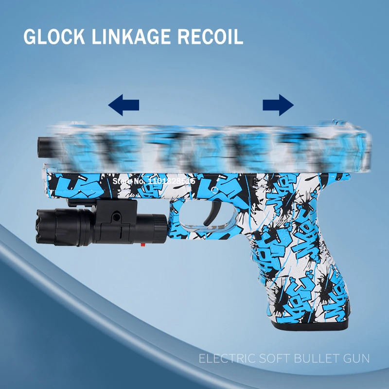 2022 Elektrische Glock X2 Water Bal Gel Blaster AK47 Pistool Speelgoed ...
