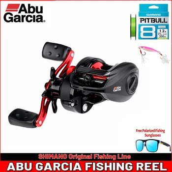 Original Abu Garcia Black Max3 Right Left Hand Baitcasting Fishing Reel 5BB 6.4:1 202g Max Drag ...