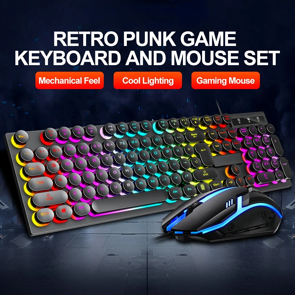 RGB-Wired-Keyboard-and-Mouse-Combos-Color-Backlighting-Punk-Style-104-Keys-for-Gamer-Desktop ...
