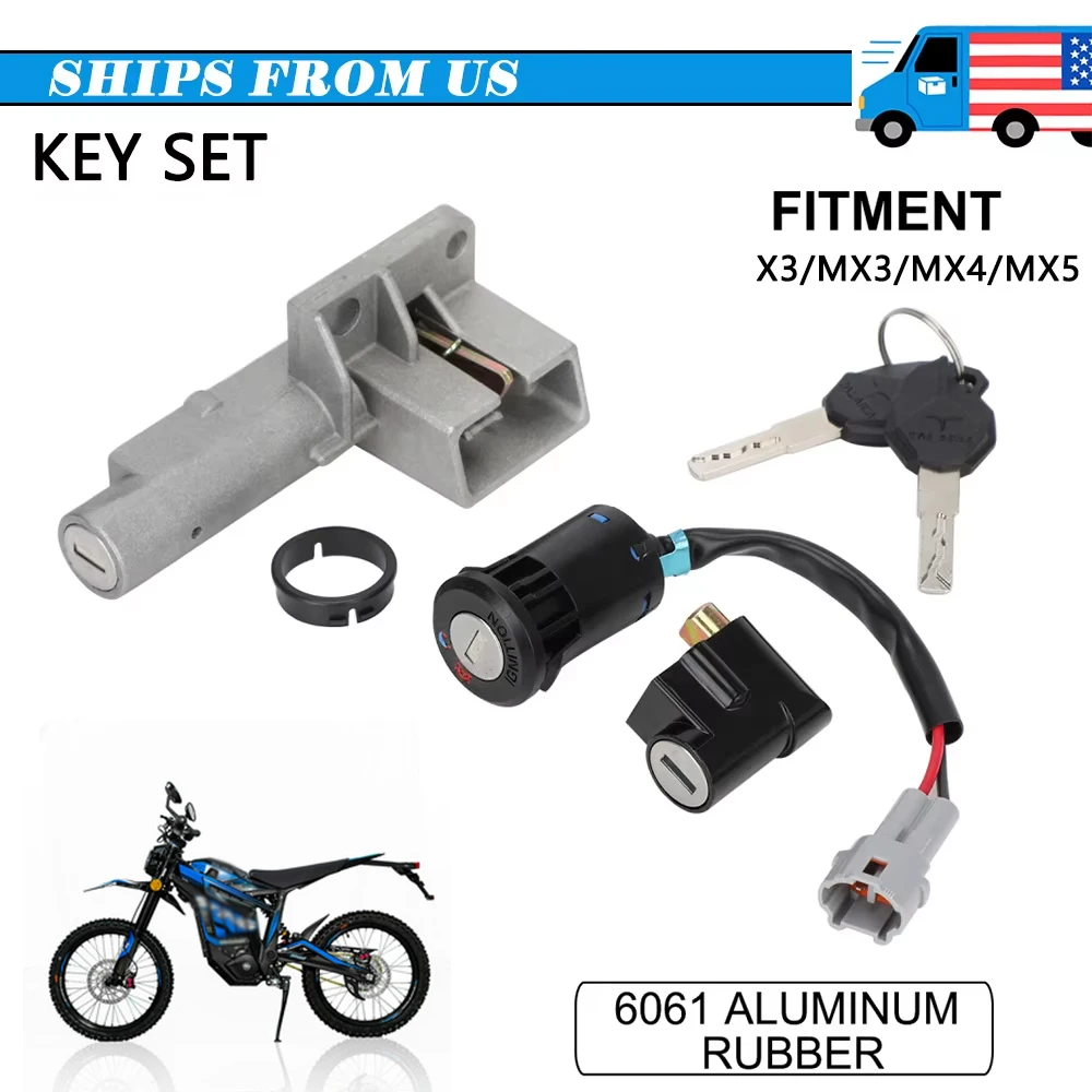 For Talaria Sting X3 MX3 MX4 MX5 Starter Switch Lock Key Set With Key ...
