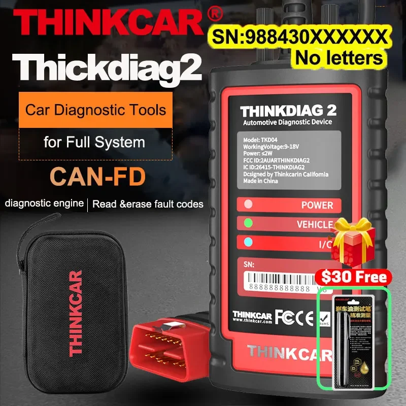 Thinkdiag2 todo o sistema de controle bidirecional obd2 scanner ...