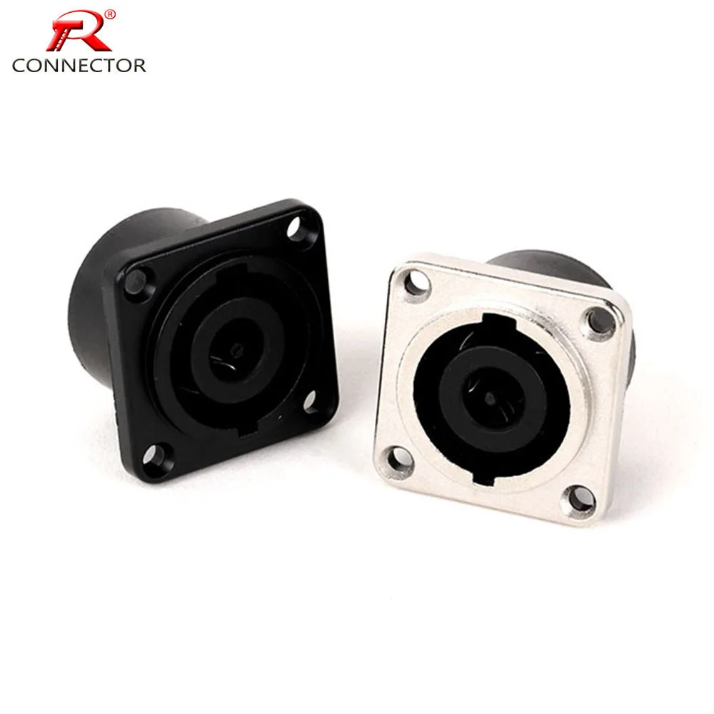 1pc-8Pins-Speakon-Powercon-Female-Jack-Cable-Connector-Panel-Mount ...