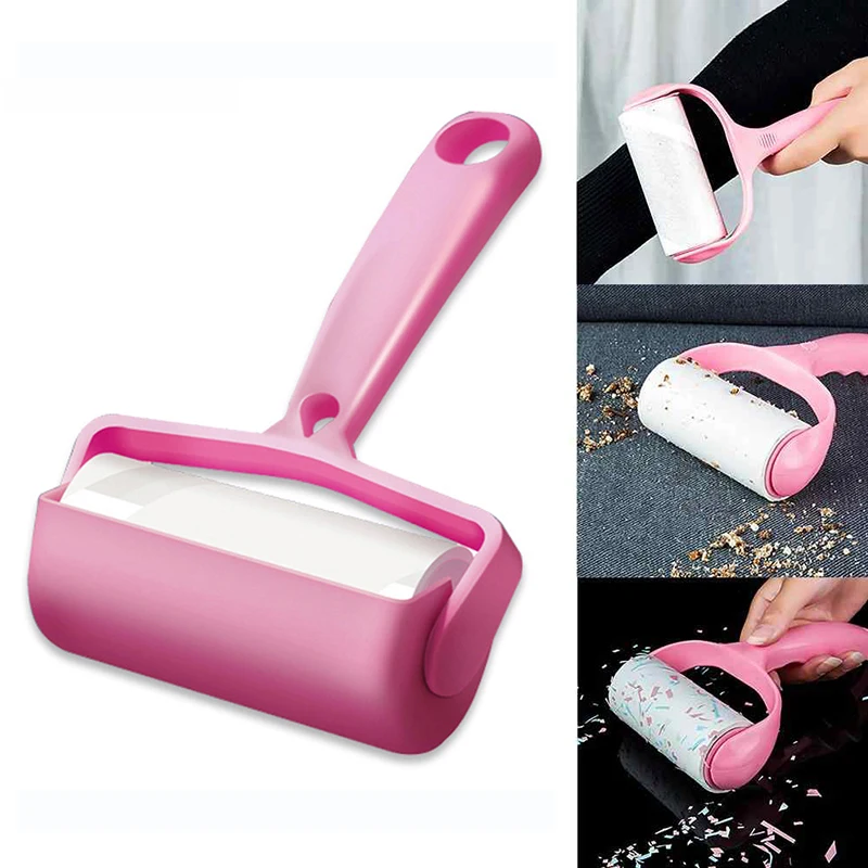 Sticky-Roller-Removes-Lint-From-Clothes-Reusable-Sticky-Roller-For ...