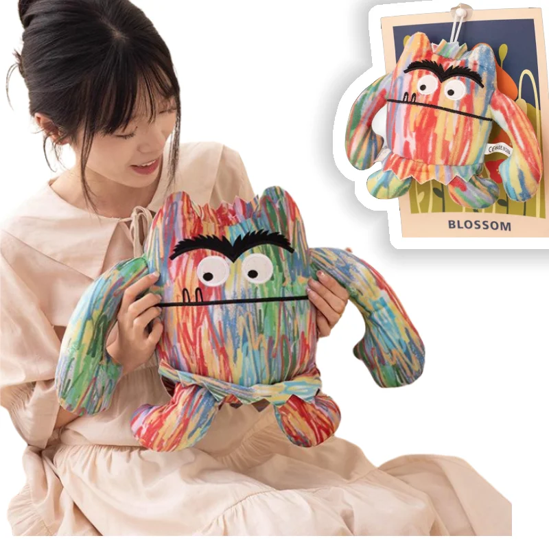 Creative-Colorful-Monster-Throw-Pillow-Dolls-Stuffed-Toys-Super-Soft ...