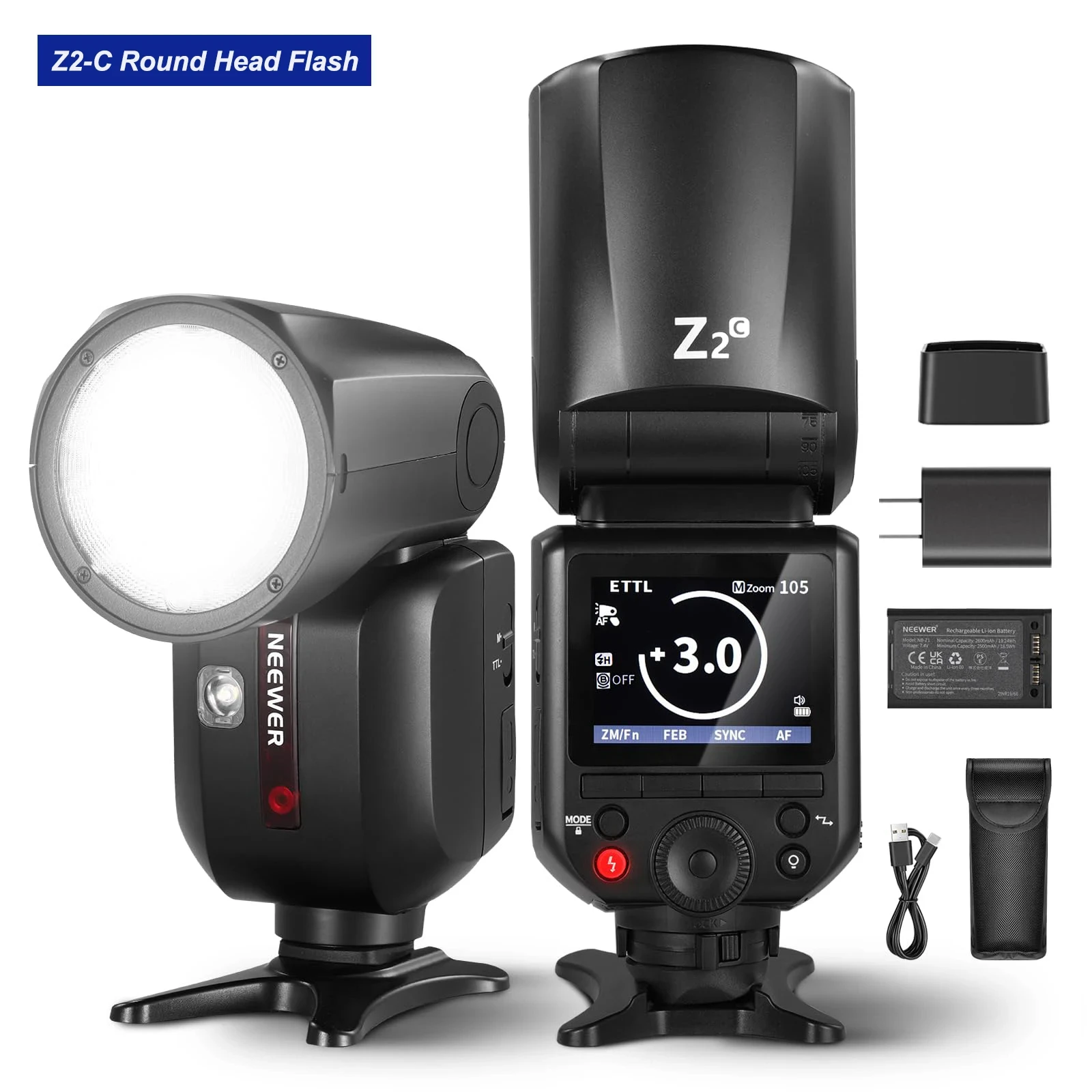 NEEWER-receptor-de-Flash-inal-mbrico-Z2-TTL-2-4G-HSS-1-8000s-Flash ...