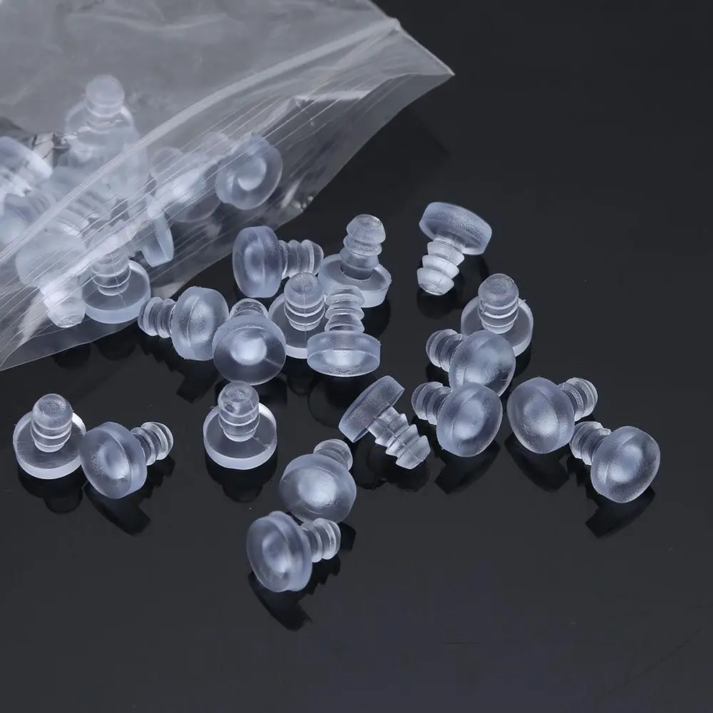 20Pcs-Transparent-Rubber-Screws-Hole-Plugs-Door-Bumper-Anti-collision ...