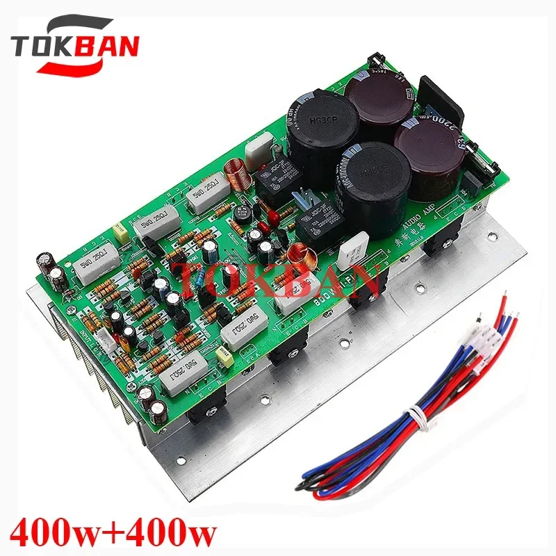 TOKBAN 400w*2 Mono 800w 2SA1943/C5200 2-channel Power Amplifier Board ...