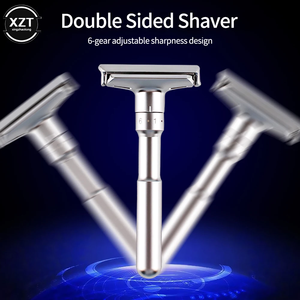 Men-s-Razor-Adjustable-Sharpness-Razor-Manual-Shaver-Double-edged ...