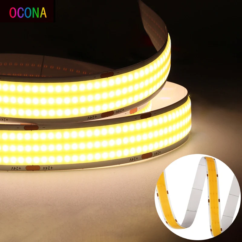 Super-Wide-COB-LED-Strip-Lights-30mm-20mm-Even-Bright-Warm-White-Linear ...