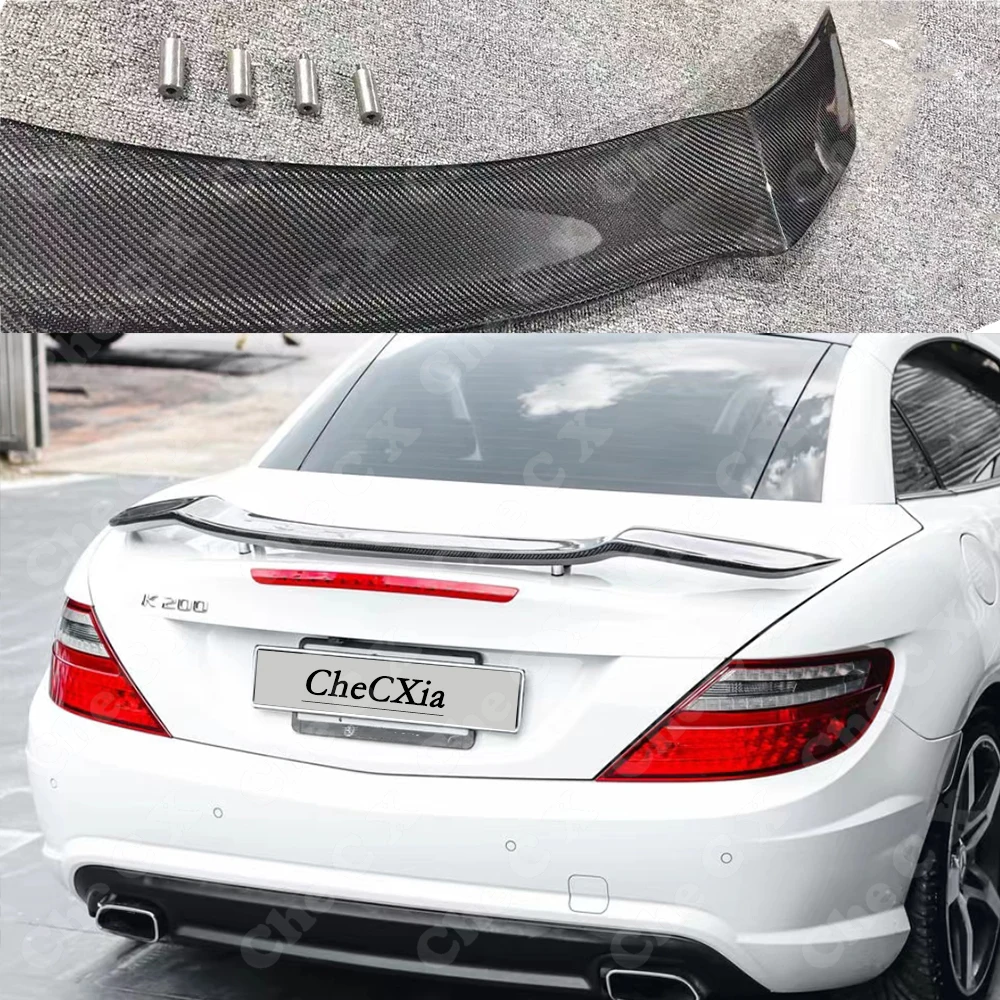 For-Mercedes-Benz-SLK-200-250-280-300-350-100-Real-Carbon ...