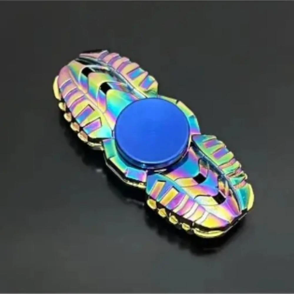 Metal Fingertip Gyroscope Rotator, Silent Bearing Hand Cranked Rotator ...