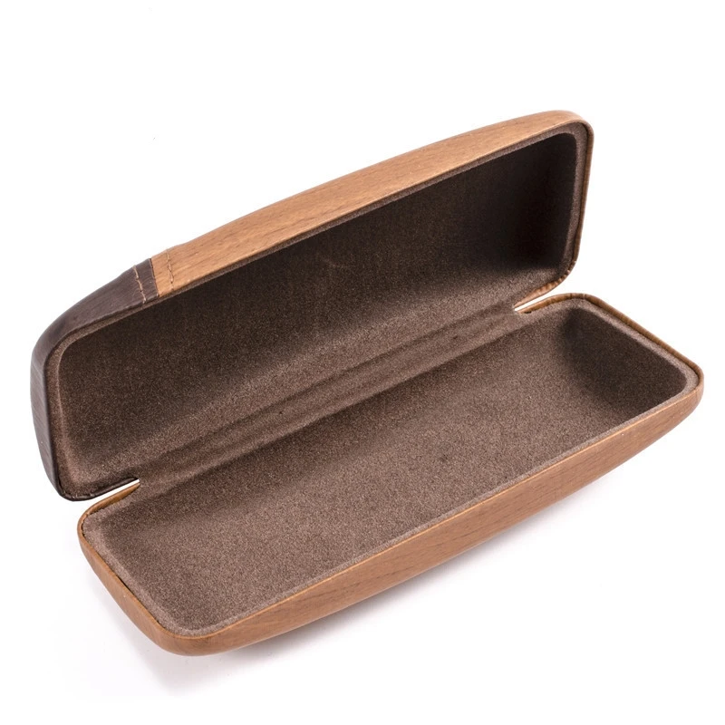 Hard-Glasses-Case-Wood-Grain-Flip-Rectangle-Hard-Glasses-Holder-Fashion ...