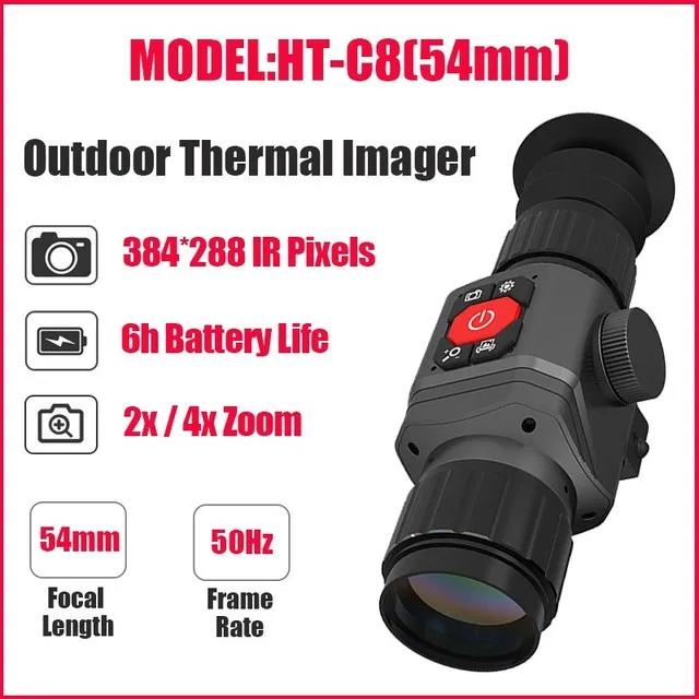 Hti Infrared Thermal Camera HT C8 C18 Infrared Day Night Aiming Lens Outdoor Adjustable Focus ...
