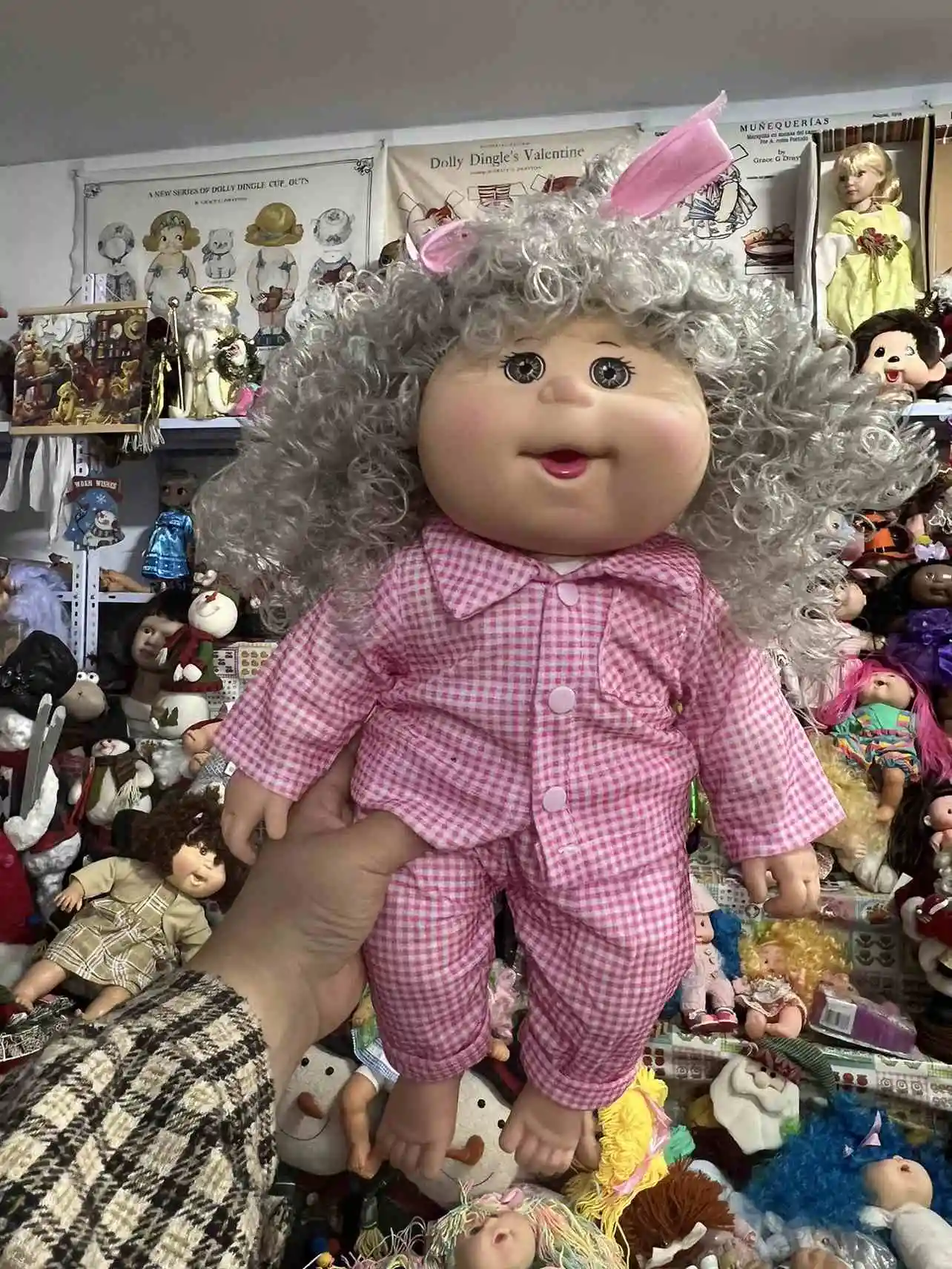 En existencia Muñeca Cabbage Patch original Muñeca de vinilo Linda ...