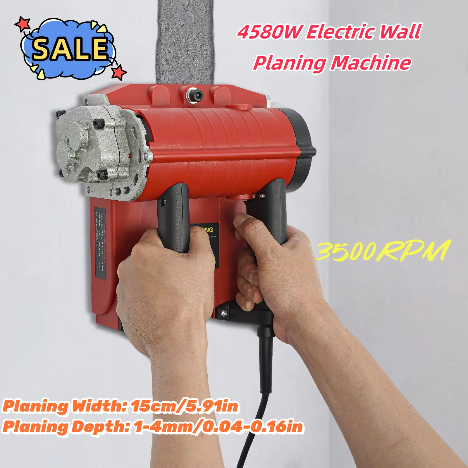 4580W-Electric-Wall-Planing-Machine-Concrete-Wall-Shoveling-Machine ...