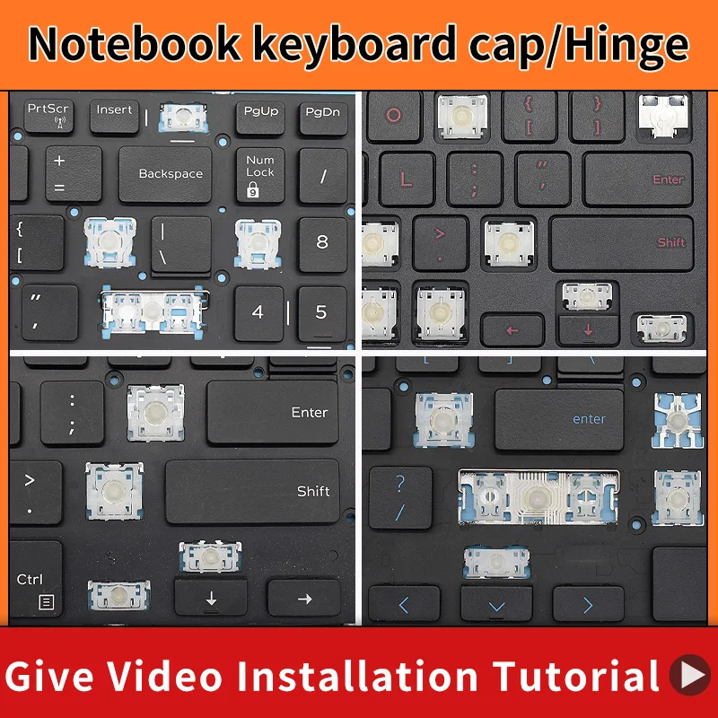 Replacement-Keycap-Key-cap-Hinge-for-Dell-Inspiron15-7000-7566-5567 ...