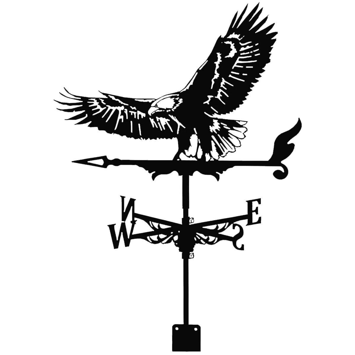 Weather Vane Metal Weather Resistant Wind Direction Indicator Retro ...
