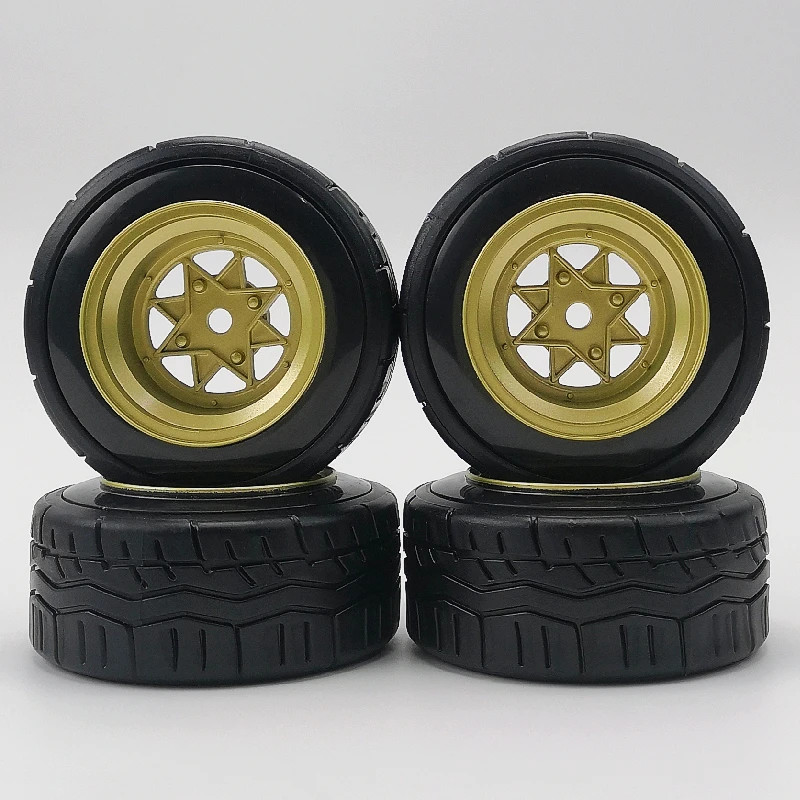 4pcs-6-9mm-Offset-1-10-Scale-Plastic-Wheels-Rims-with-Hard-Plastic-Tire ...