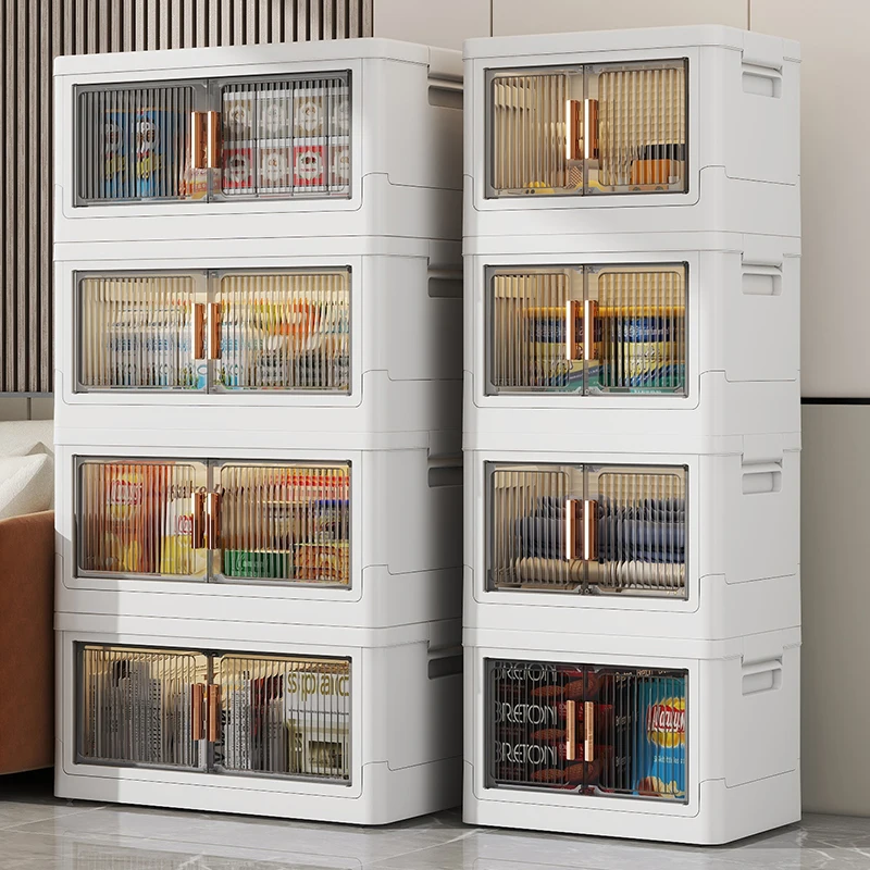 Storage-cabinet-folding-storage-box-home-living-room-toy-cabinet ...