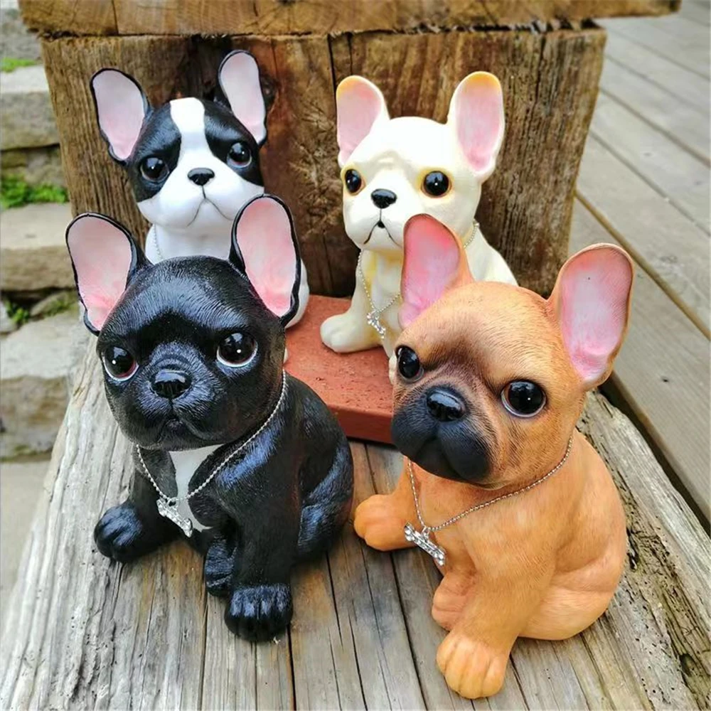 Resin-Bulldog-Sculpture-Ornaments-Big-Eyes-Bull-Dog-Puppy-Statue-Lawn ...